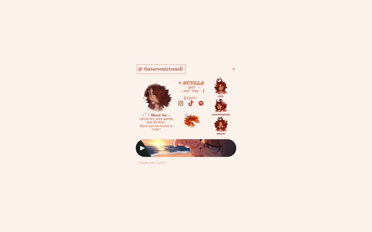 Welcome [thatarsonistsmoll.carrd.co]